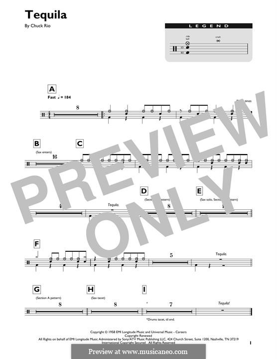 Tequila (The Champs) von C. Rio - Noten auf MusicaNeo