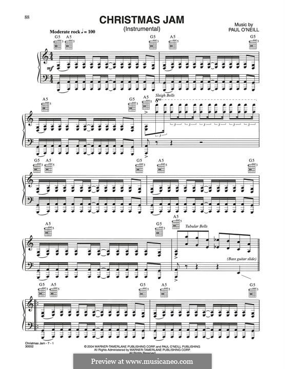 Christmas Jam (Trans-Siberian Orchestra) von P. O'Neill auf MusicaNeo