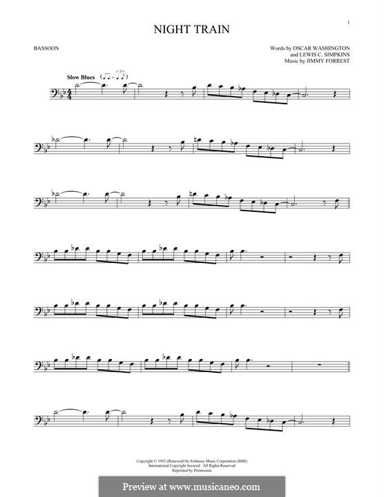 Night Train von J. Forrest - Noten auf MusicaNeo