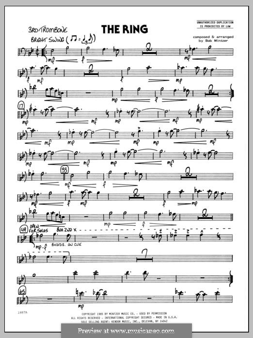 The Ring von B. Mintzer - Noten auf MusicaNeo