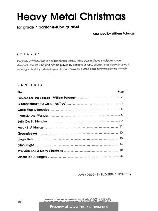 Heavy Metal Christmas von W. Palange - Noten auf MusicaNeo