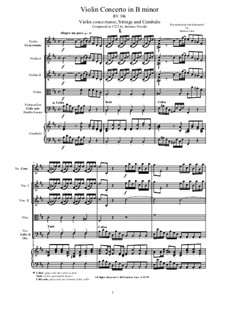 Concerto for Violin and Strings in B Minor, RV 386 von A. Vivaldi auf MusicaNeo