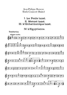 Cembalosuite in g-Moll, RCT 6 von J. Rameau - Noten auf MusicaNeo