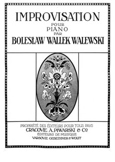 Improvisation von B. Wallek Walewski - Noten auf MusicaNeo