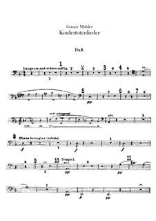 Kindertotenlieder von G. Mahler - Noten auf MusicaNeo
