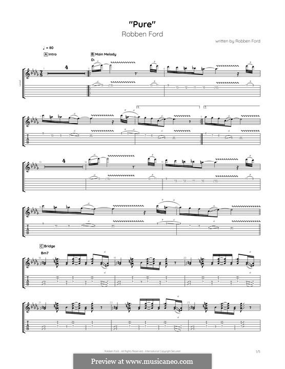 Pure von R. Ford - Noten auf MusicaNeo