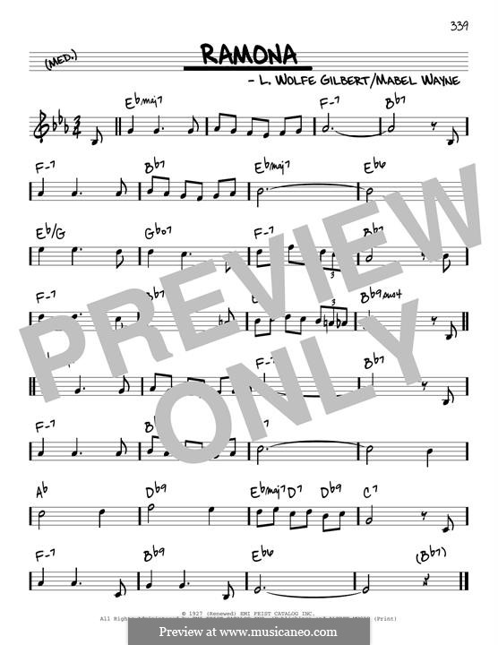 Ramona von M. Wayne - Noten auf MusicaNeo