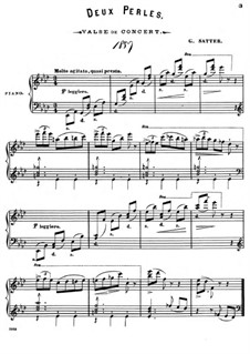 Valse de concert von G. Satter - Gratis-Download von MusicaNeo