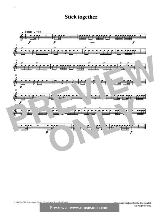 Stick Together von I. Wright - Noten auf MusicaNeo