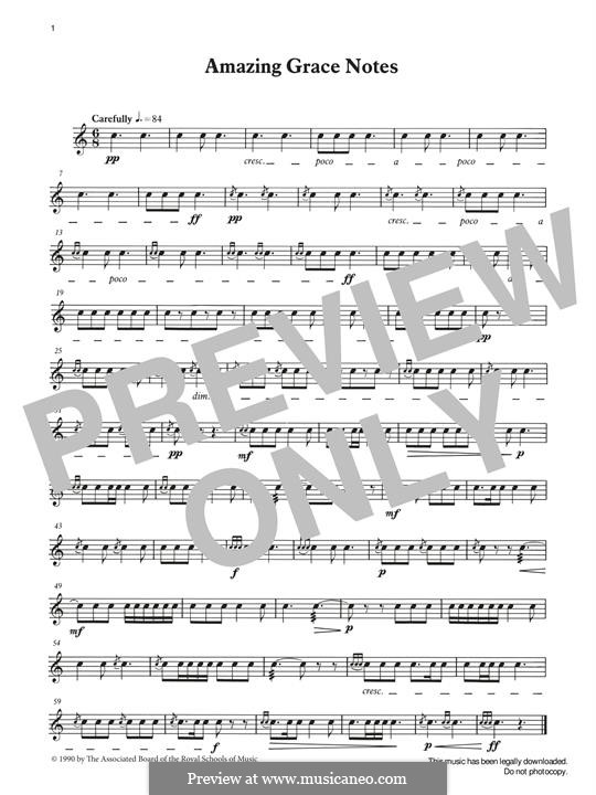 Amazing Grace Notes von I. Wright - Noten auf MusicaNeo