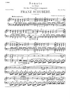 Sonate für Klavier Nr.21 in B-Dur, D.960 von F. Schubert auf MusicaNeo