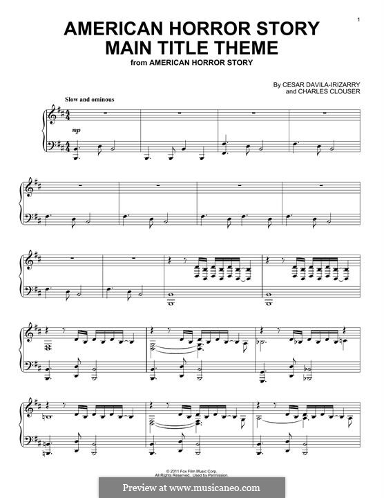 American Horror Story (Main Title Theme) von C. Clouser, C. Davila ...