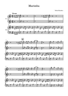 Marimba von Y. Bilynska - Noten auf MusicaNeo