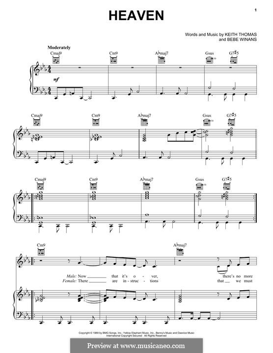 Heaven (BeBe and CeCe Winans) von BeBe Winans, K. Thomas auf MusicaNeo