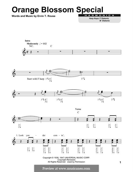 Orange Blossom Special von E.T. Rouse - Noten auf MusicaNeo
