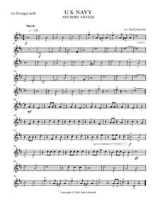 U.S. Navy: Anchors Aweigh von C.A. Zimmermann - Noten auf MusicaNeo