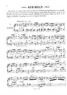 Aubade von D. Steibelt - Noten auf MusicaNeo