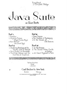 Java Suite von L. Godowsky - Noten auf MusicaNeo