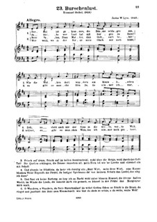 Burschenlust von J.W. Lyra - Noten auf MusicaNeo