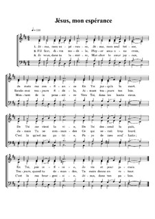 Jésus, mon espérance von folklore - Noten auf MusicaNeo