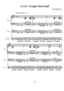 GTS - Google That Stuff von B. McCluskey - Noten auf MusicaNeo