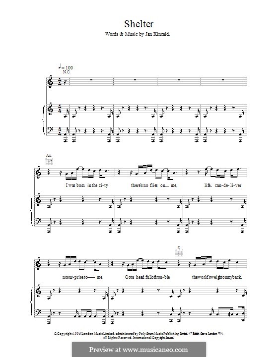 Shelter (The Brand New Heavies) von J. Kincaid - Noten auf MusicaNeo