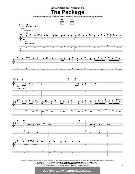 The Package (A Perfect Circle) por B. Howerdel, J. White, M.J. Keenan ...