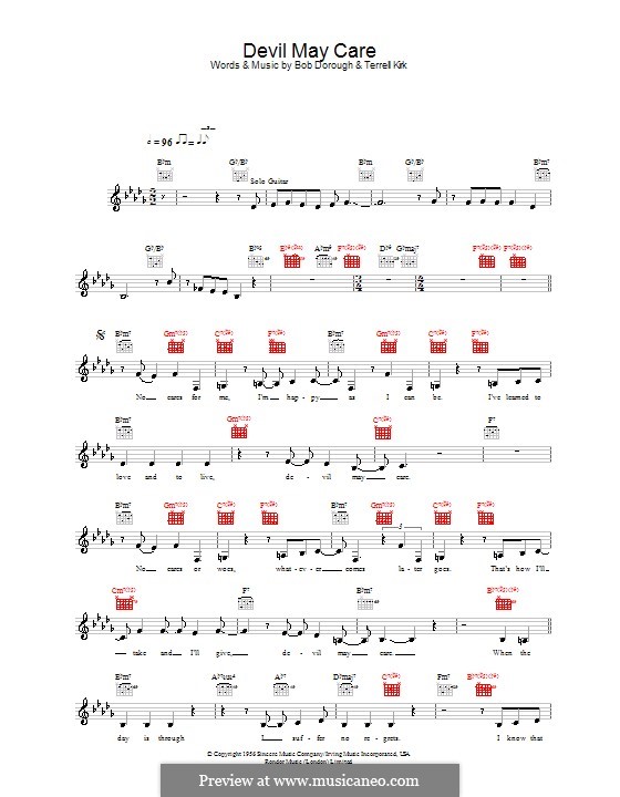 Devil May Care (Diana Krall) por B. Dorough, T.P. Kirk Jr. em músicaNeo