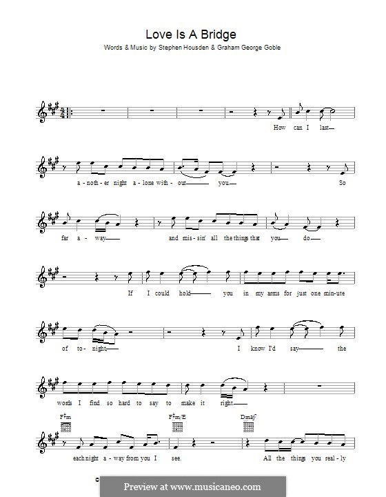 Love Is a Bridge (The Little River Band) por G.G. Goble, S. Housden em ...
