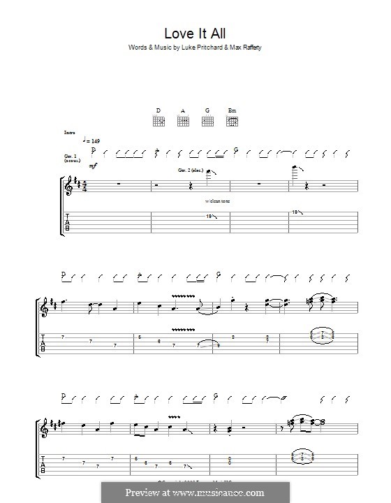 Love It All (The Kooks) por L. Pritchard, M. Rafferty em músicaNeo