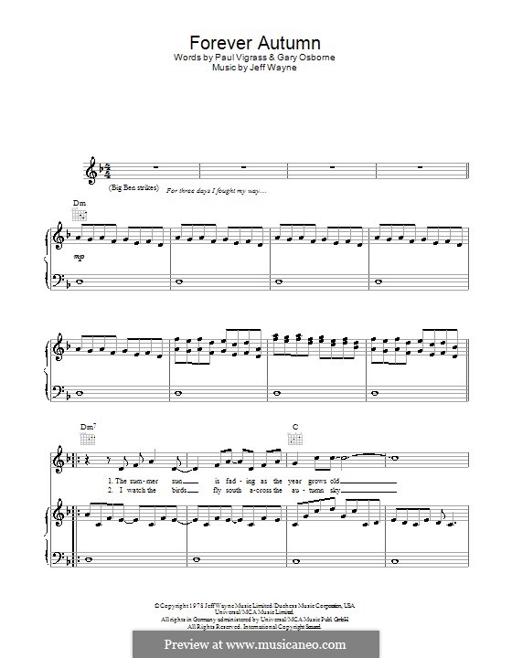 Forever Autumn (from War of the Worlds) por J. Wayne em músicaNeo