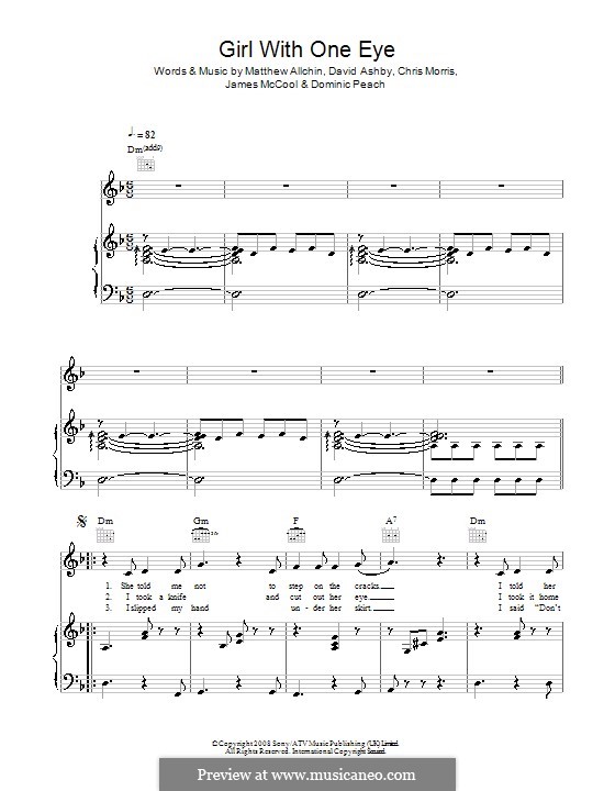 Girl with One Eye (Florence and The Machine) por C. Morris, D. Ashby, D ...