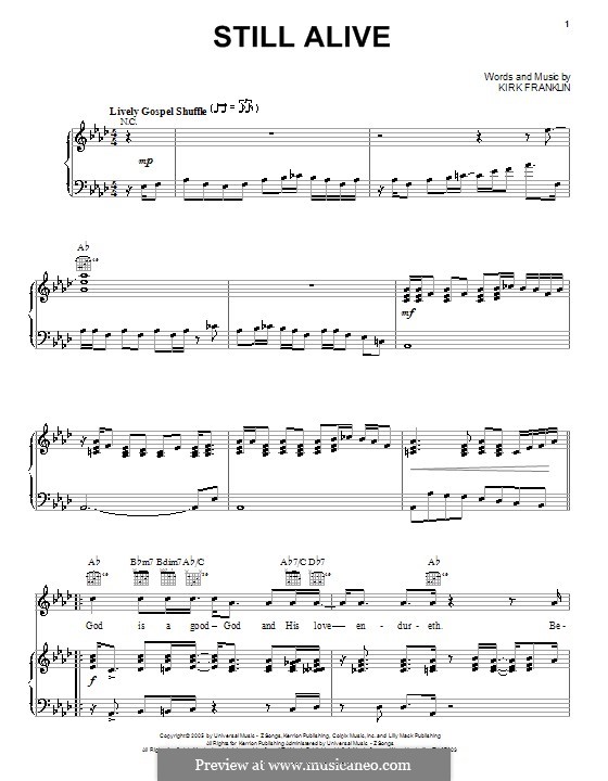Still Alive por K. Franklin - Partituras on músicaNeo