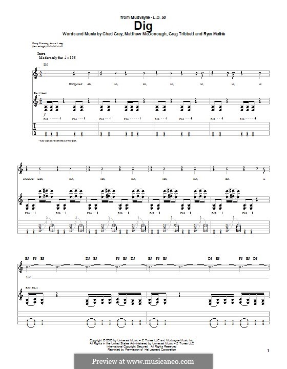 Dig (Mudvayne) por C. Gray, G. Tribbett, M. McDonough, R. Martinie em ...