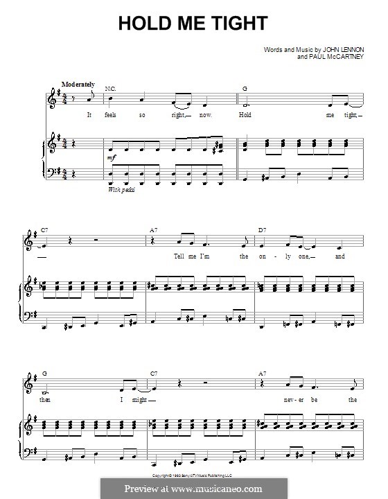 Hold Me Tight (The Beatles) por J. Lennon, P. McCartney em músicaNeo