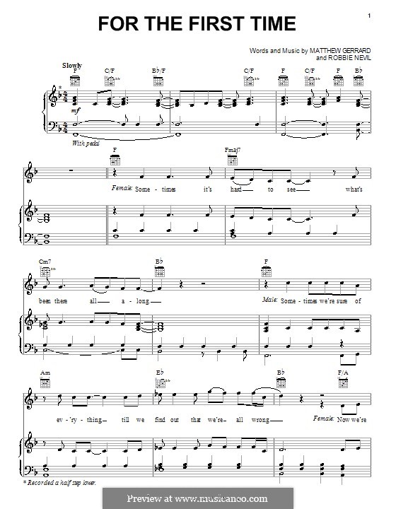 For the First Time (Spectacular! (Movie)) por M. Gerrard, R. Nevil em ...