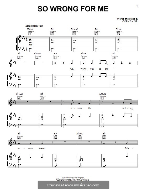 So Wrong for Me (Cory Chisel and The Wandering Sons) por C. Chisel em ...