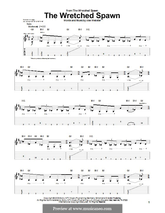 The Wretched Spawn (Cannibal Corpse) por A. Webster em músicaNeo