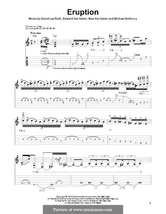 Eruption (Van Halen) por A.V. Halen, D.L. Roth, E.V. Halen, M. Anthony ...