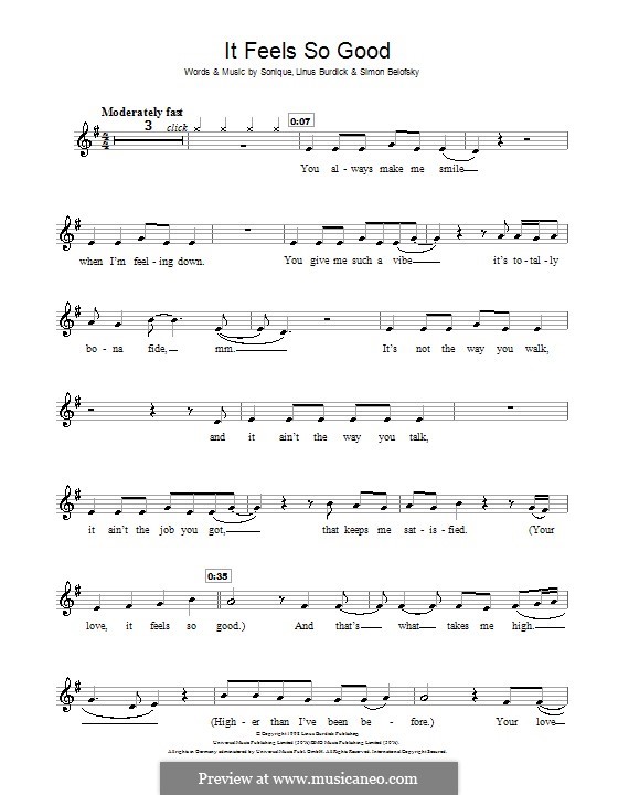 It Feels So Good (Sonique) por S. Clarke, L. Burdick, S. Belofsky em ...