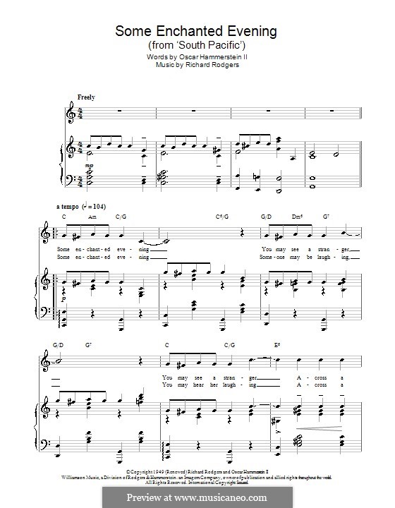Some Enchanted Evening (from South Pacific) por R. Rodgers em músicaNeo