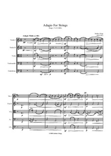 Adagio for Strings por J. Grigg - Partituras on músicaNeo
