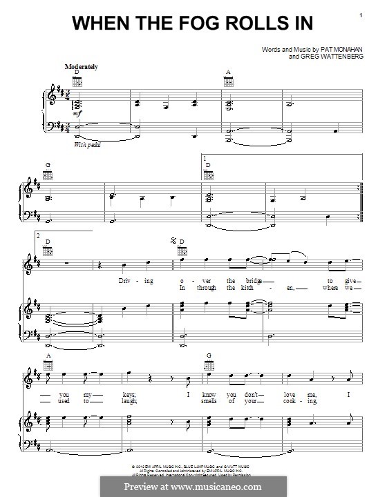 When the Fog Rolls in (Train) por G. Wattenberg, P. Monahan em músicaNeo