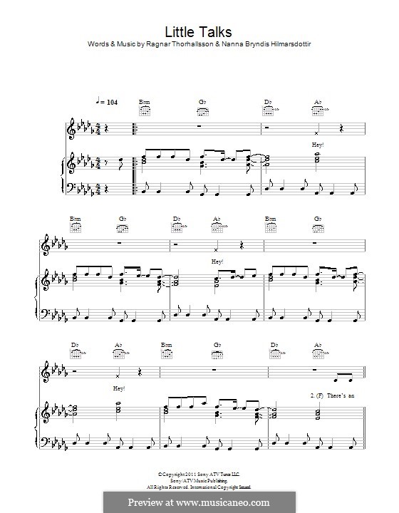 Little Talks (Of Monsters and Men) por N.B. Hilmarsdottir, R ...