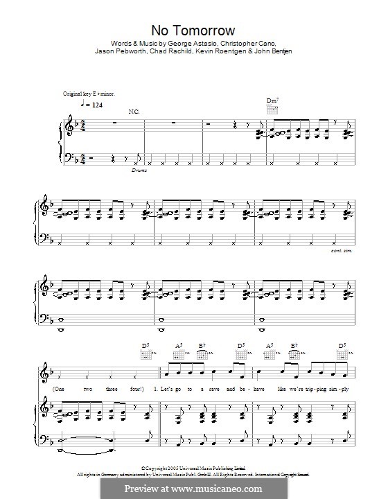 No Tomorrow (Orson) por C. Rachild, C. Cano, G. Astasio, J. Pebworth, J ...