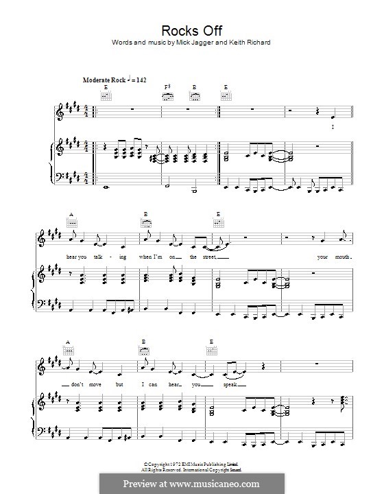 Rocks Off (The Rolling Stones) por K. Richards, M. Jagger em músicaNeo