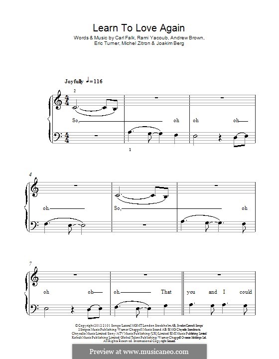 Learn to Love Again (Lawson) por A. Brown, C. Falk, E. Turner, M ...