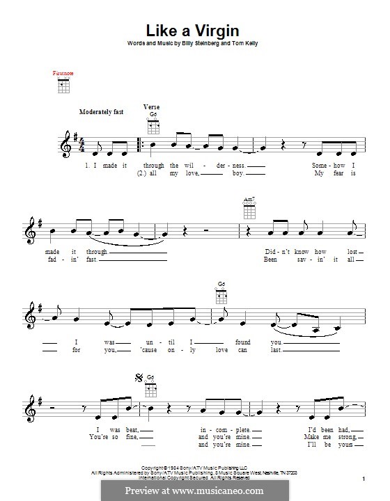 Like a Virgin (Madonna) por B. Steinberg, T. Kelly em músicaNeo