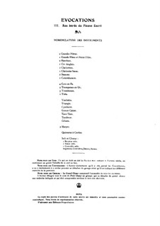Évocations, Op.15 por A. Roussel - Partituras on músicaNeo