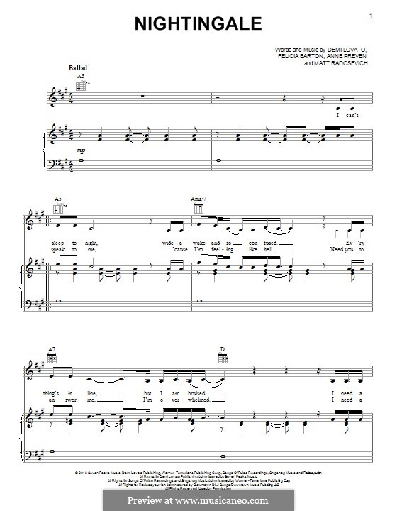 Nightingale por A. Preven, D. Lovato, F. Barton, Matt Rad em músicaNeo